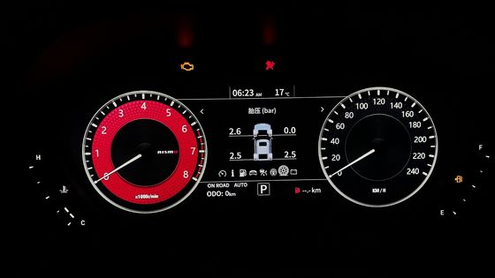 ODM LED Backlit LCD Car Instrument Cluster Vehicle Instrument Panel ...